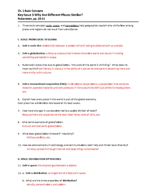 Chapter 13.3 AP Human Geography - Ch. 13 Urban Pa erns Key Issue 3 Why ...
