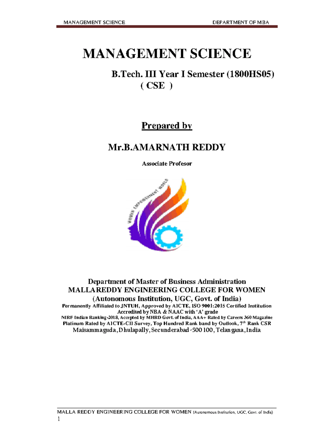 Data Mining Unit I Notes Data Mining Unit I Introduction To Data
