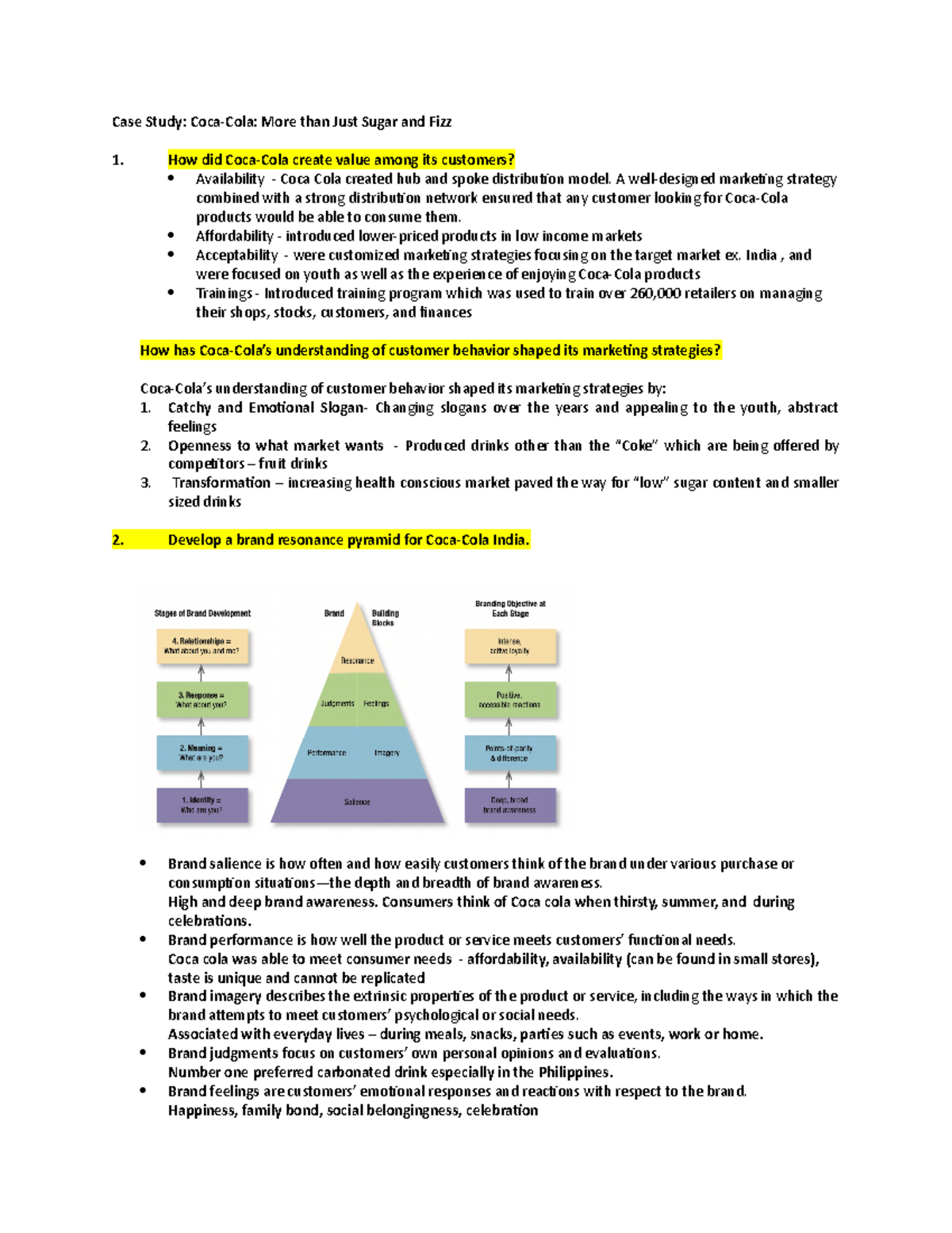Case Study: Coca-Cola (Marketing Strategies & Brand Equity Analysis ...