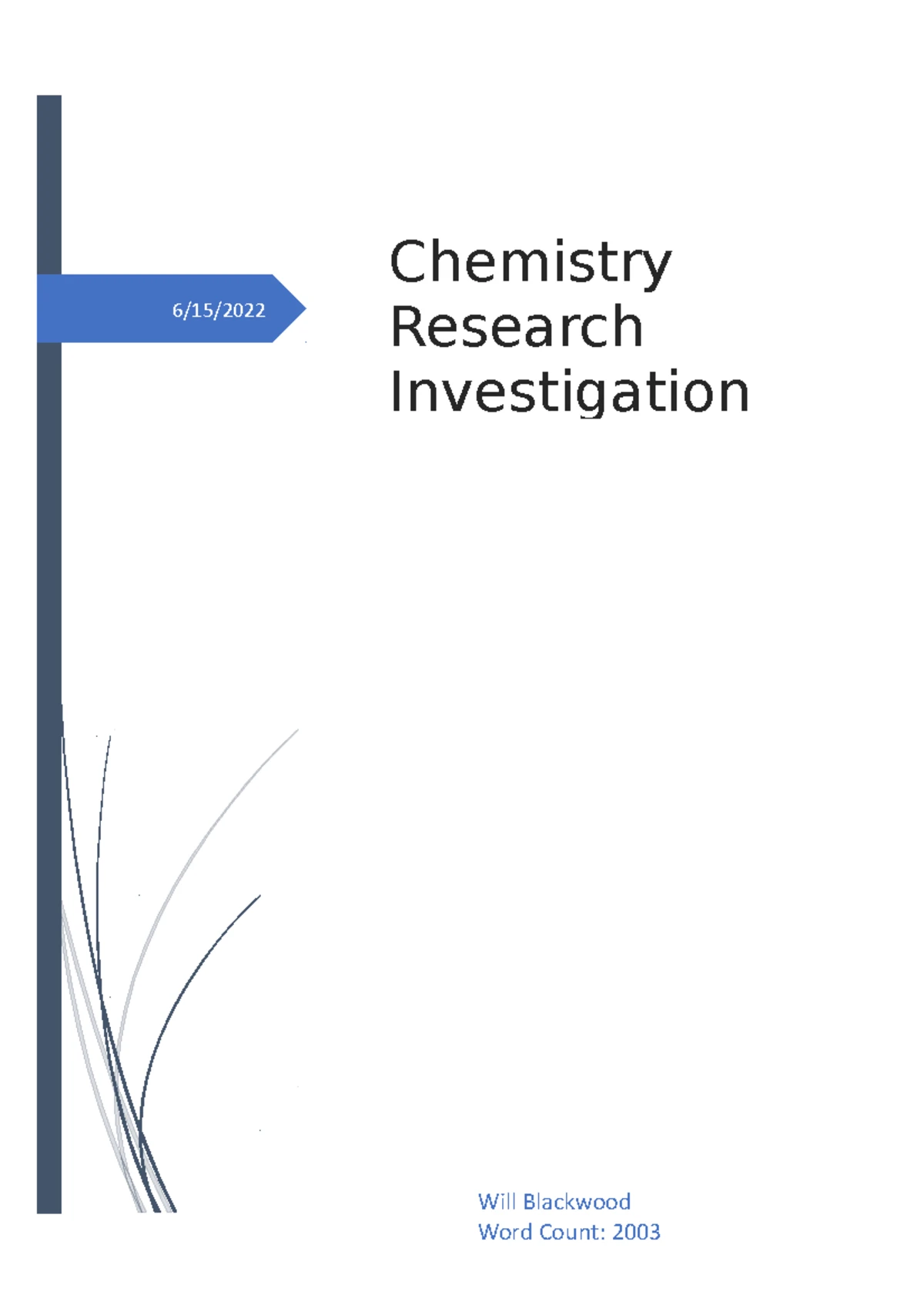 Chemistry IA Data Test Practice Test 2 2022 - Equilibrium Systems ...