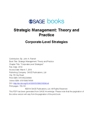Corporate-Level Strategies: Insights & Frameworks for Effective Mgmt ...