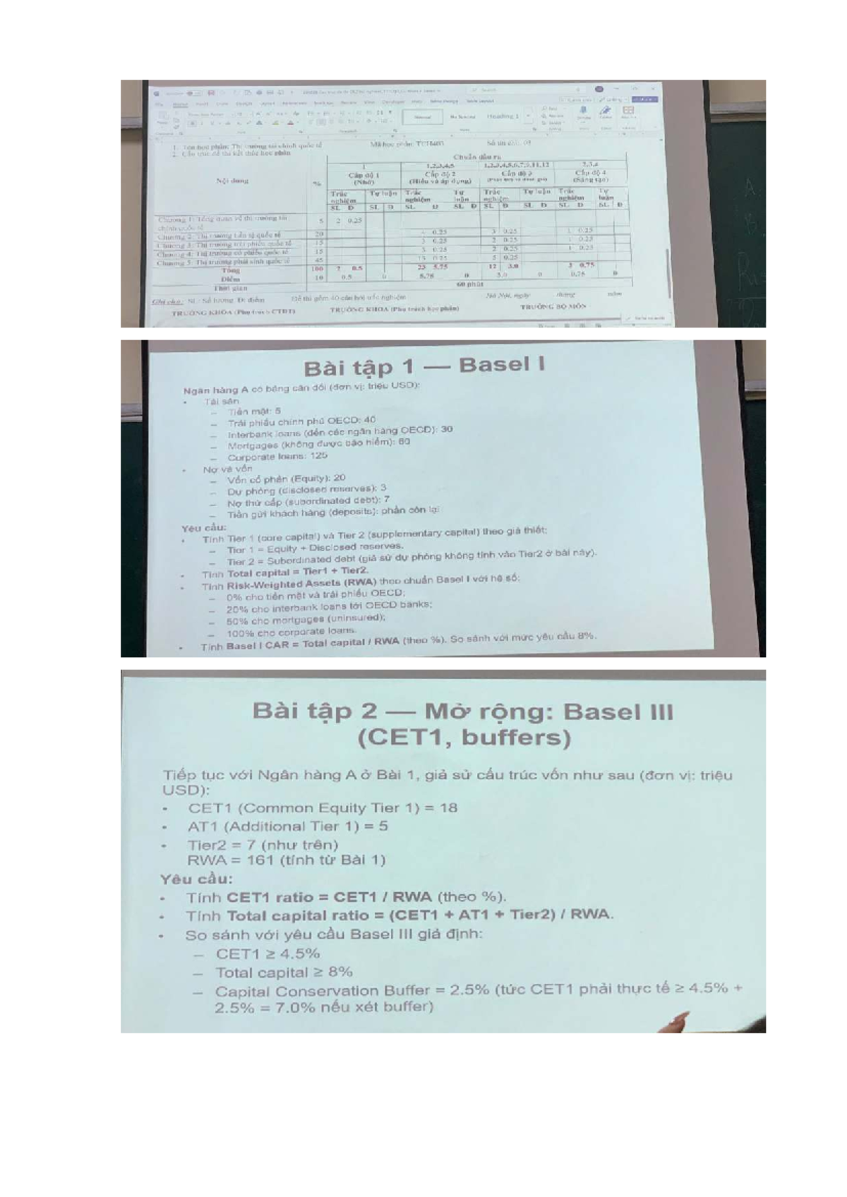 BÀI TẬP MÔN TCH403: THỊ TRƯỜNG TÀI CHÍNH QUỐC TẾ - Studocu