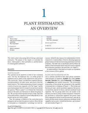 Plant Systematics and Evolution: A Comprehensive Guide - Plant ...