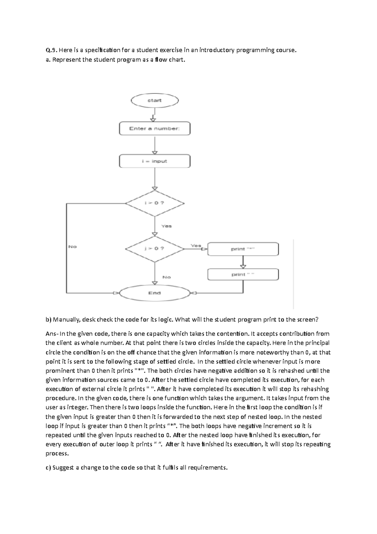 Itech 7409 week 5 - week 5 - Q. Here is a specification for a student ...
