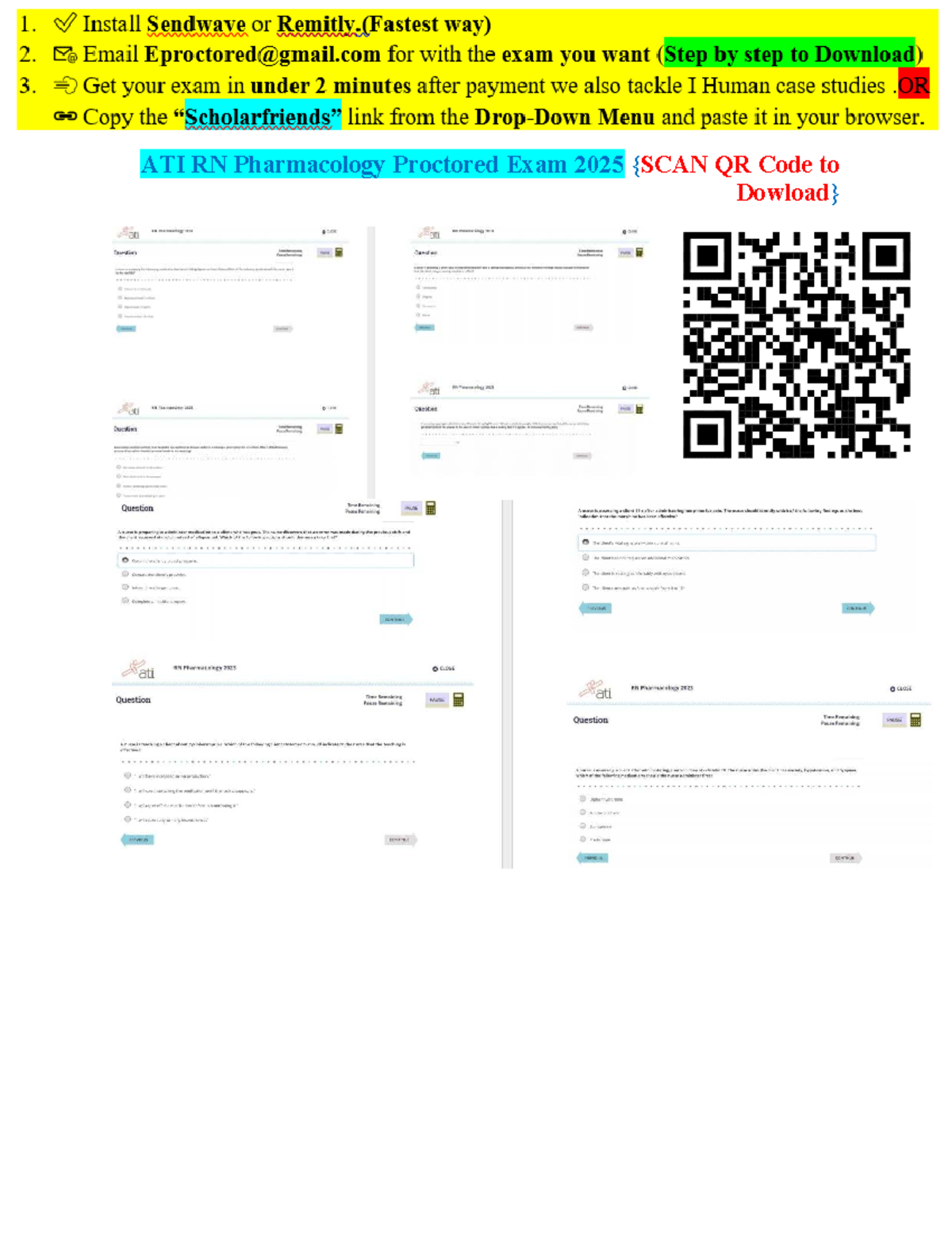 ATI RN Pharmacology Proctored Exam Study Guide 2025: Key Q&A Insights ...