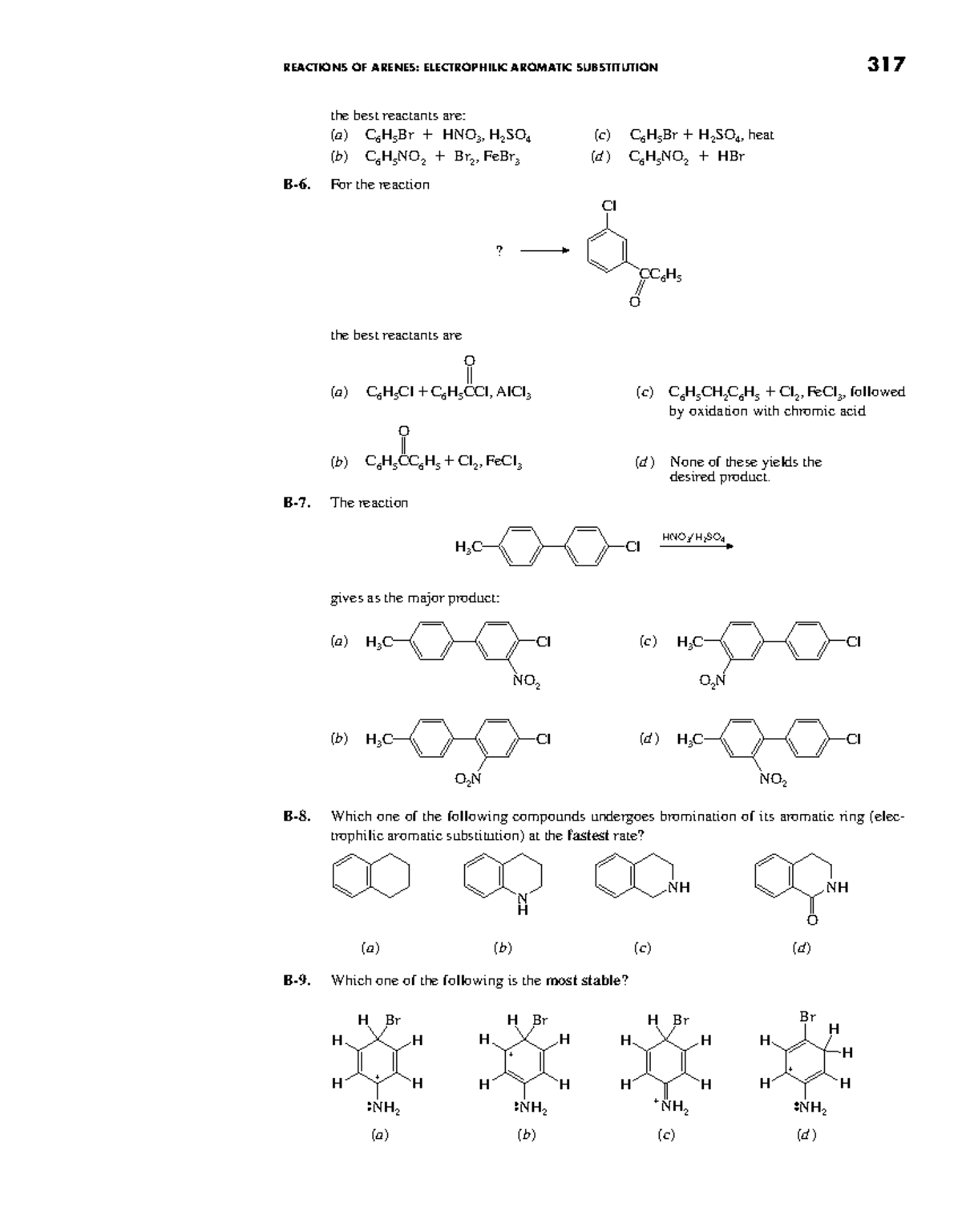 317 Organic Chemistry: Electrophilic Aromatic Substitution Notes - Studocu