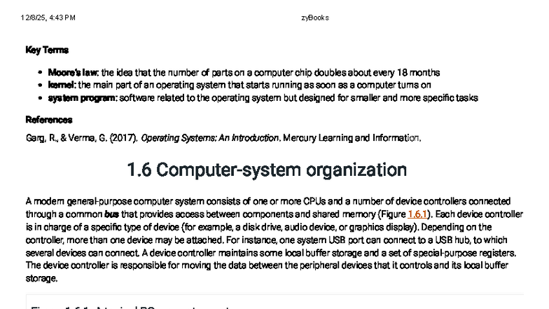WGUD686 Operating Systems: Key Terms and Concepts Overview - Studocu