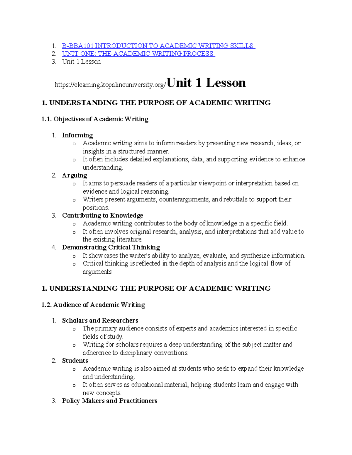 Academic Writing Skills: Understanding Purpose, Structure & Techniques ...