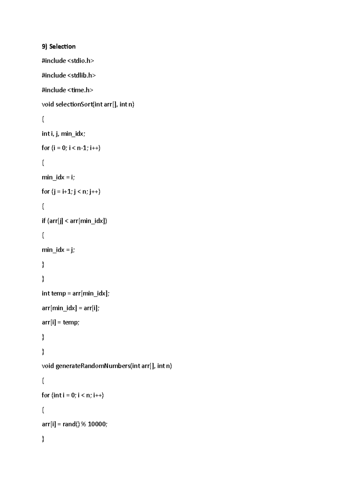 Ada Lab - Babanbsn: Sorting Algorithms and Graph Theory - Studocu