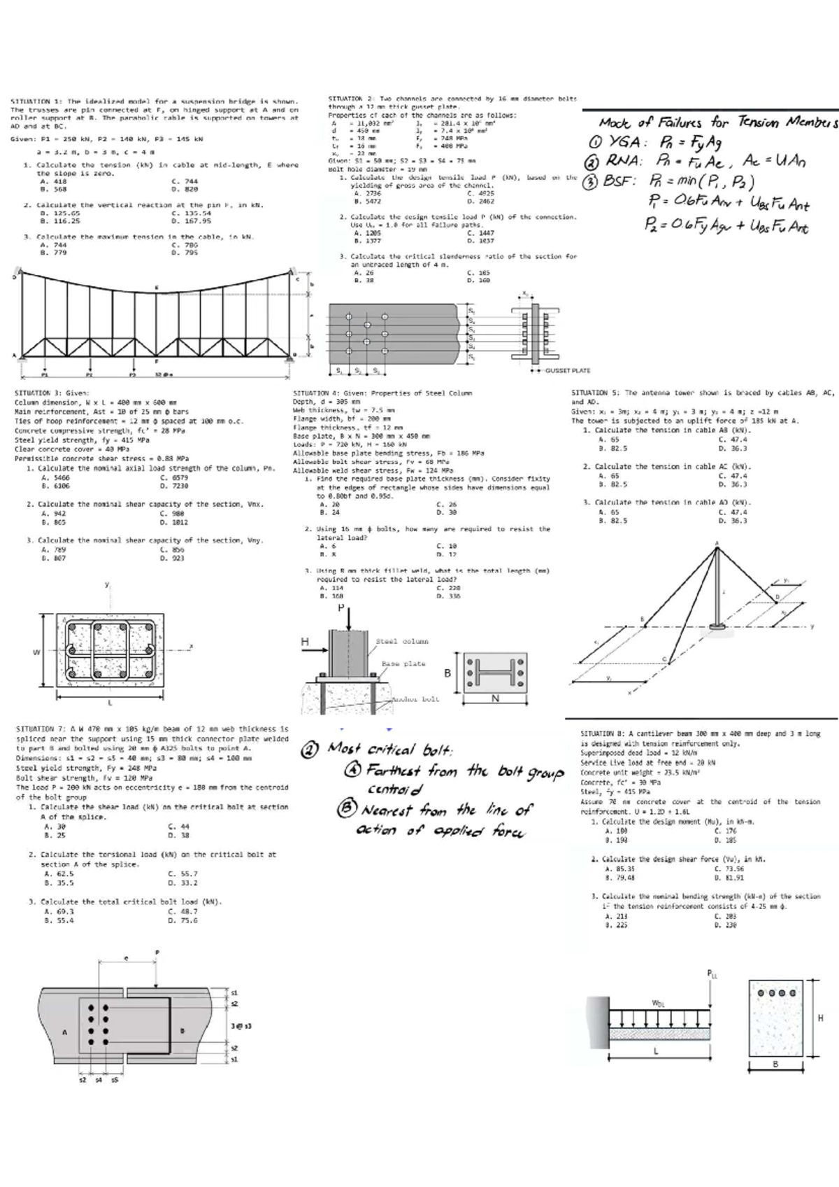 **Title: Structural Analysis and Design Calculations for Various ...