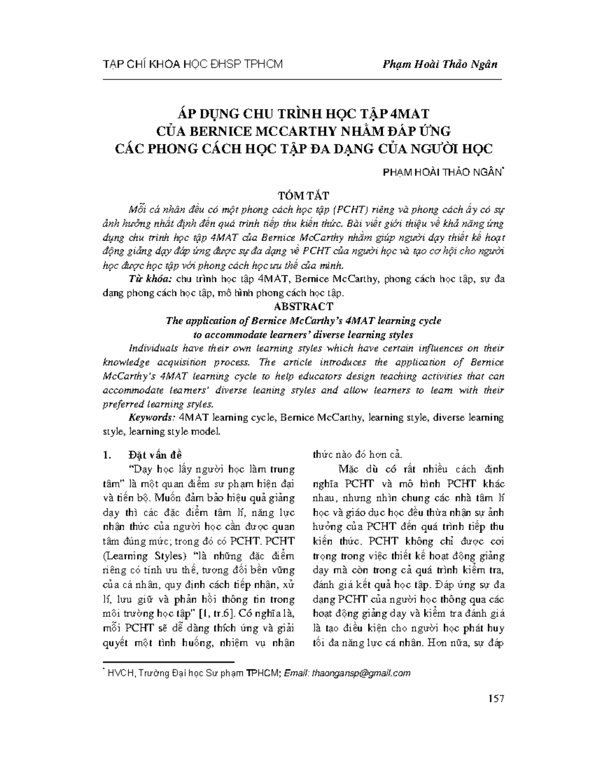 625 625 1 PB - 4MAT Learning Cycle Application in Diverse Styles - Studocu