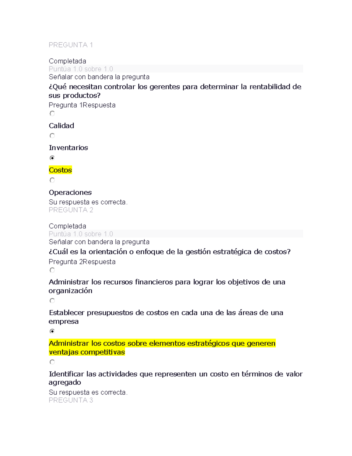 Semana 6: Control de Costos y Estrategias en Operaciones Empresariales - Studocu