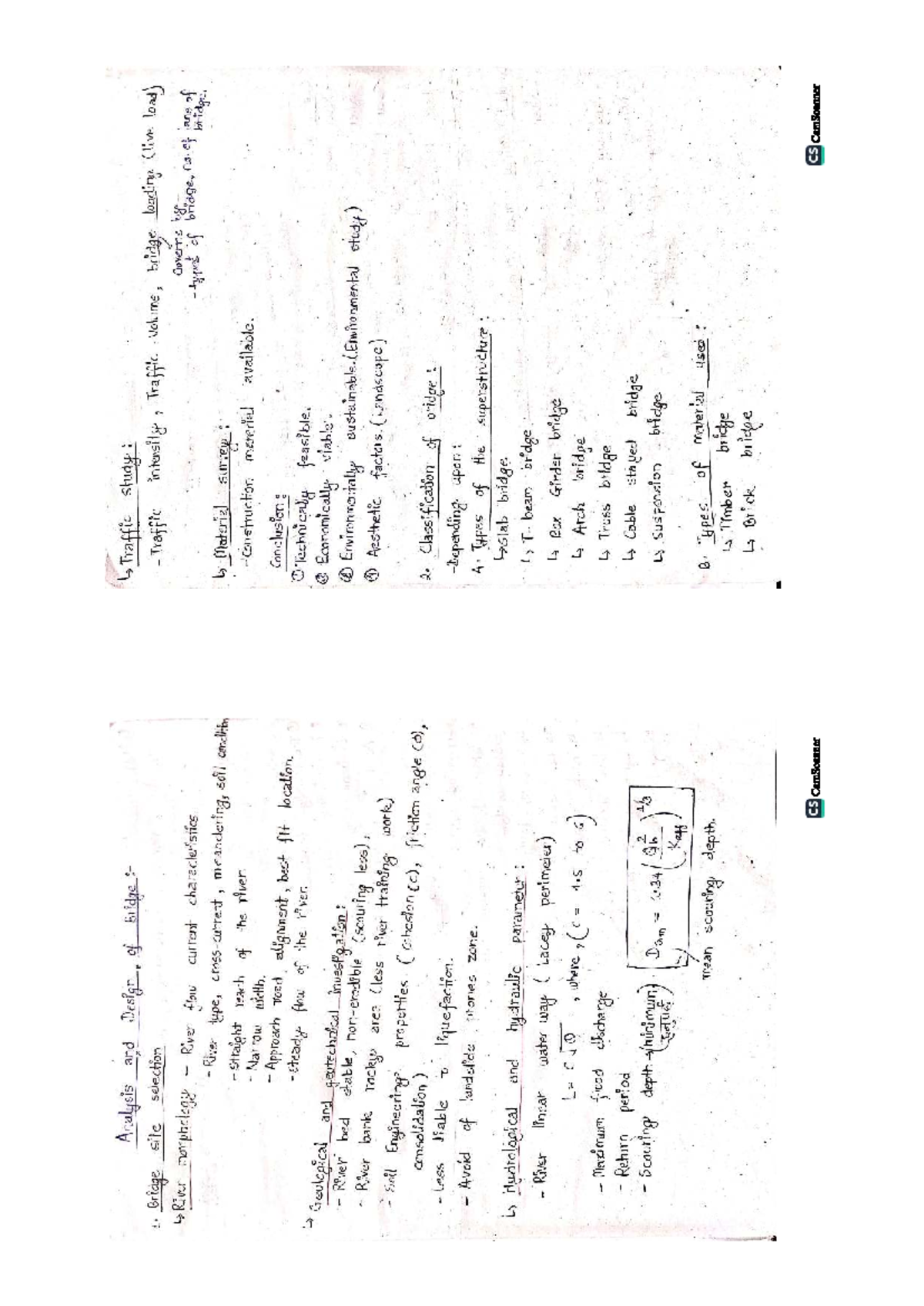 Bridge Engineering Notes: Analysis & Design (CS) - Studocu