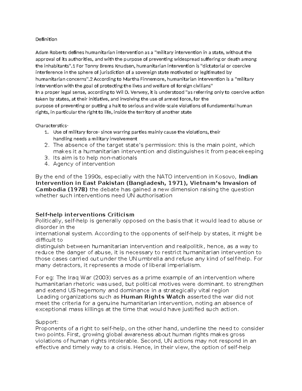 Challenges to State Sovereignty: Humanitarian Intervention Insights ...