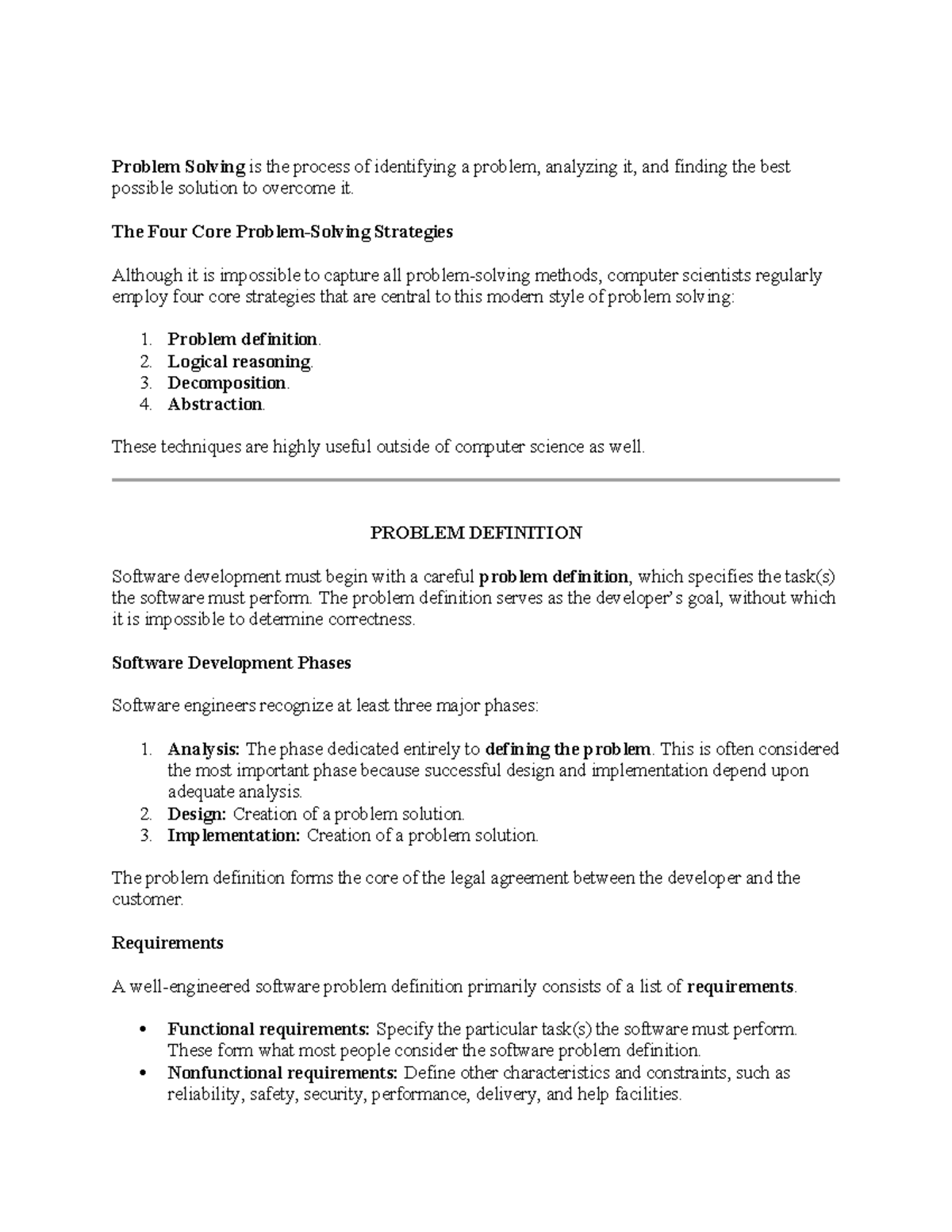 CS25C03-EOC Module 3 - Fundamentals of Problem Solving Techniques - Studocu