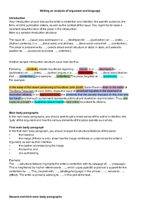 Metalanguage-List - English Language - Metalanguage Definitions List ...