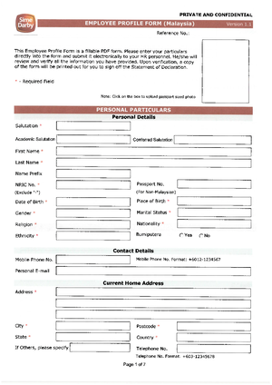 Guidelines Borang TP3 FORM - What is TP As per Malaysia Inland Revenue ...