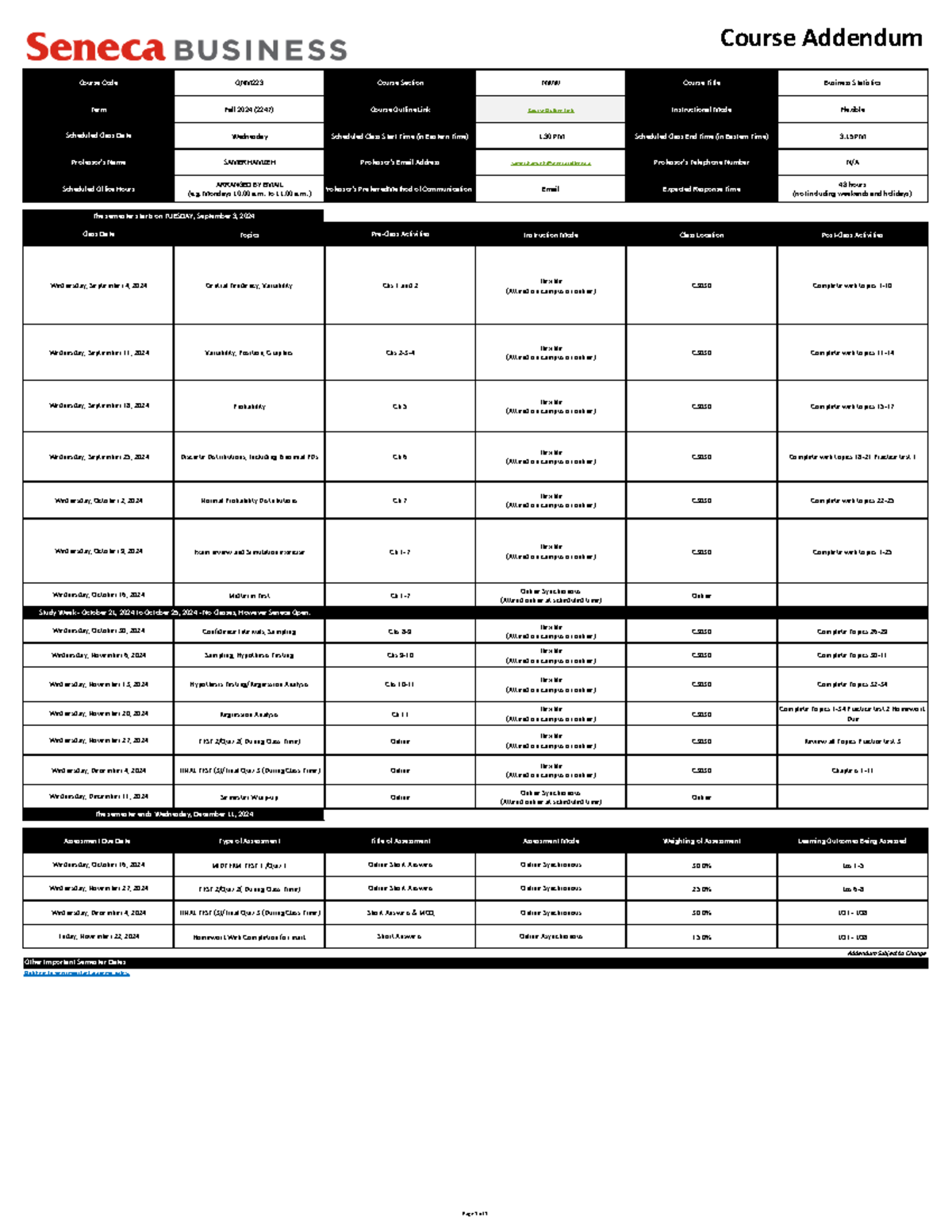 QNM223 NWW Addendum 2247 Updated Flex - Course Addendum Course Code ...
