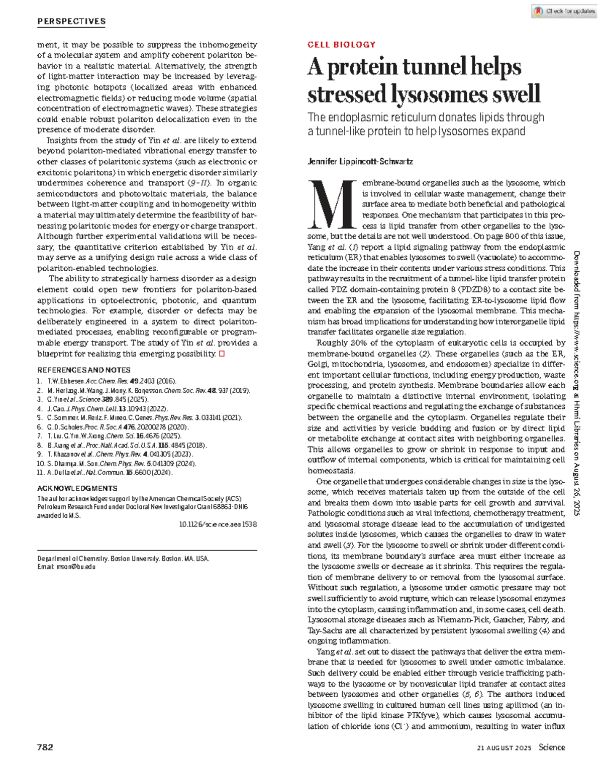 Understanding Lysosomal Swelling: Mechanisms & Pathways in Cell Bio ...