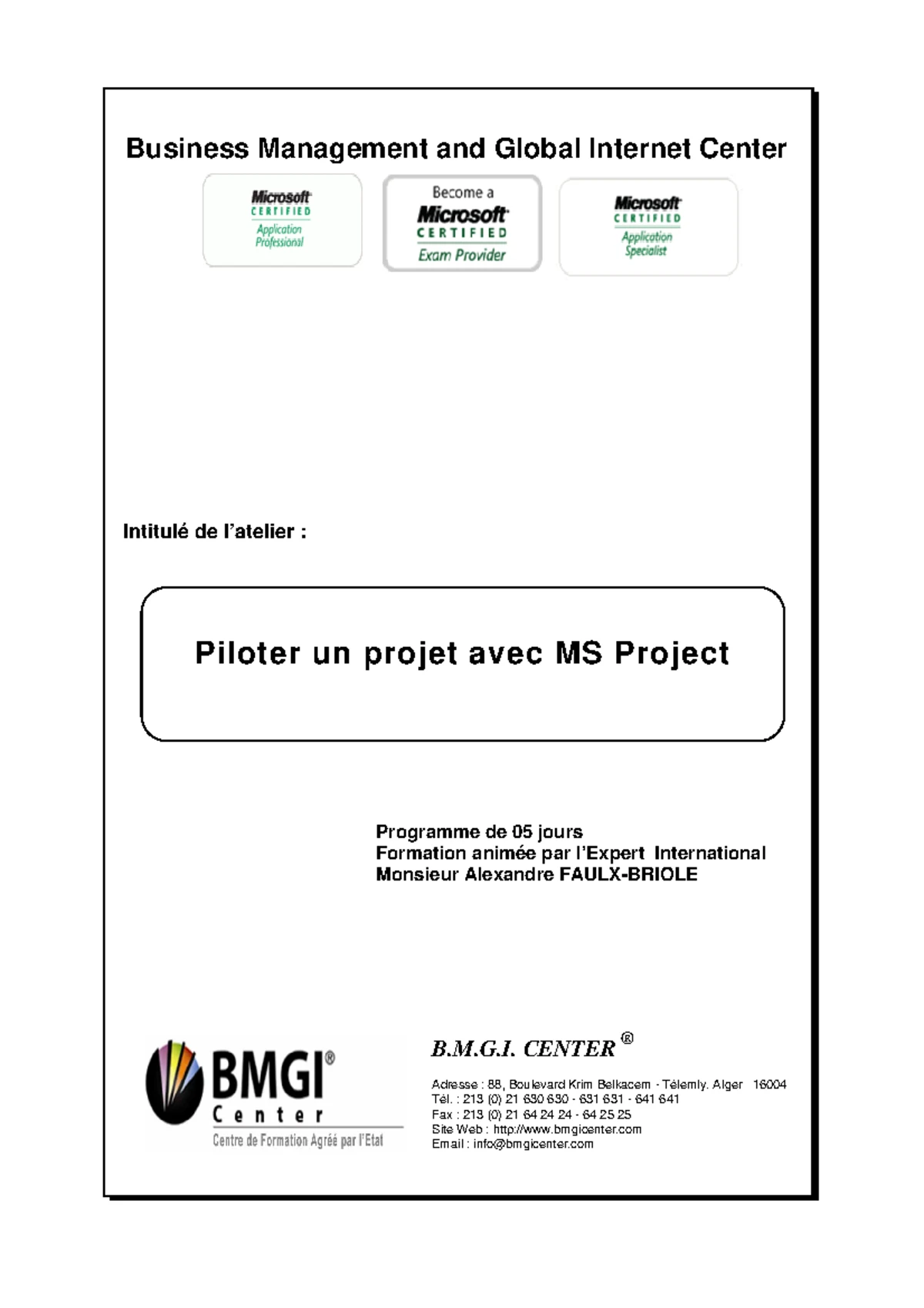 TD de Gestion de Projet : Exercices Pratiques avec MS Project - Studocu