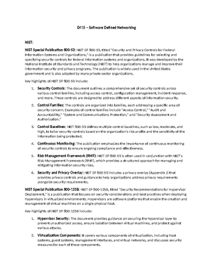 Secure Software Design D487 - Concepts to know SDLC phases, Open SAMM phase SDL phases OWASP ...