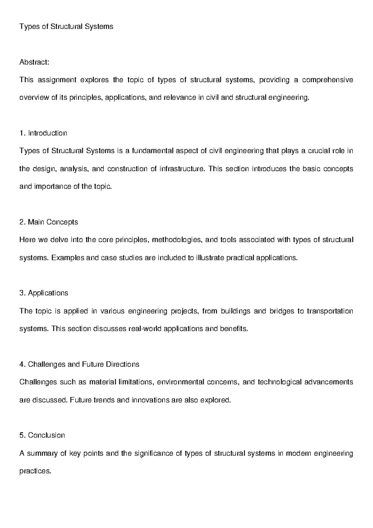 Types of Structural Systems in Civil Engineering: Overview ...
