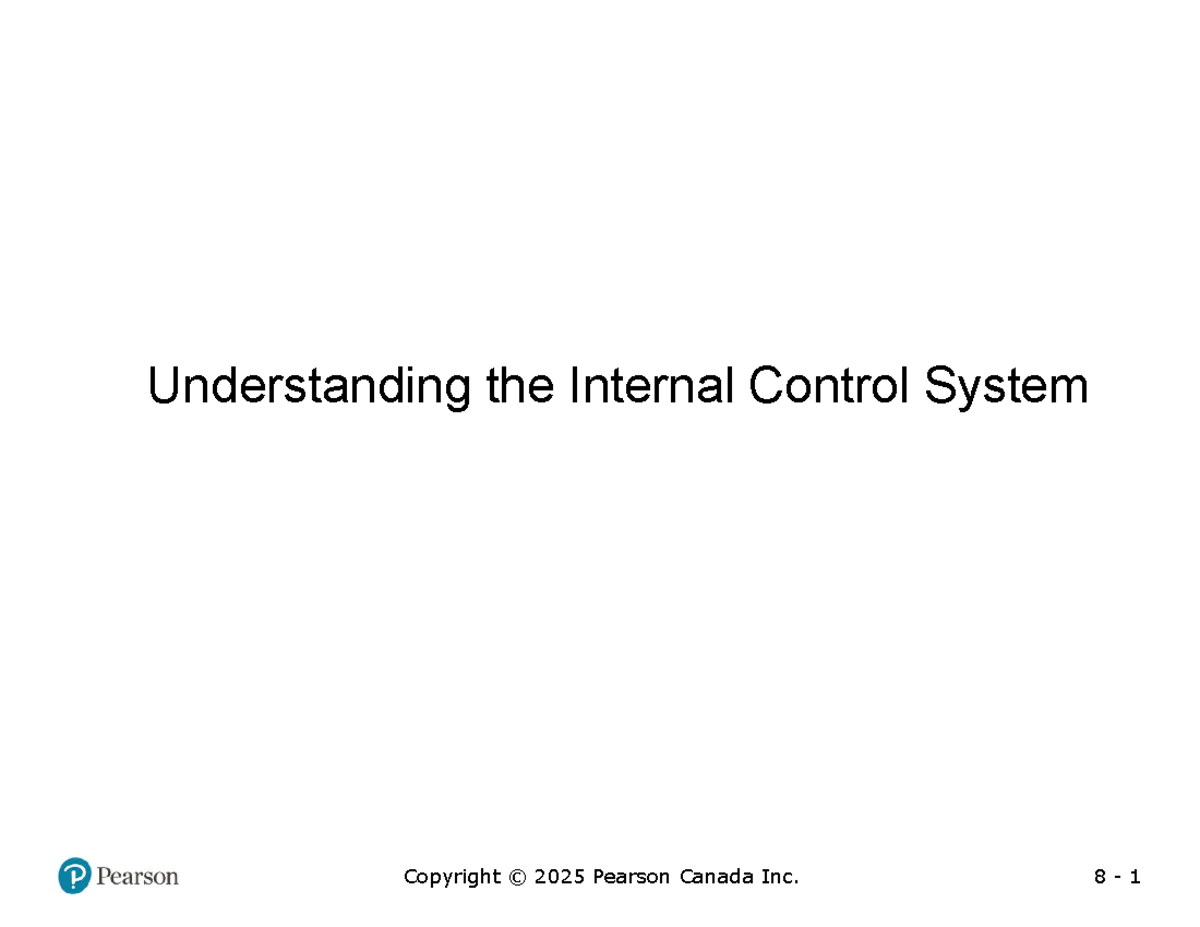 Understanding Internal Control Systems: Objectives & Responsibilities ...