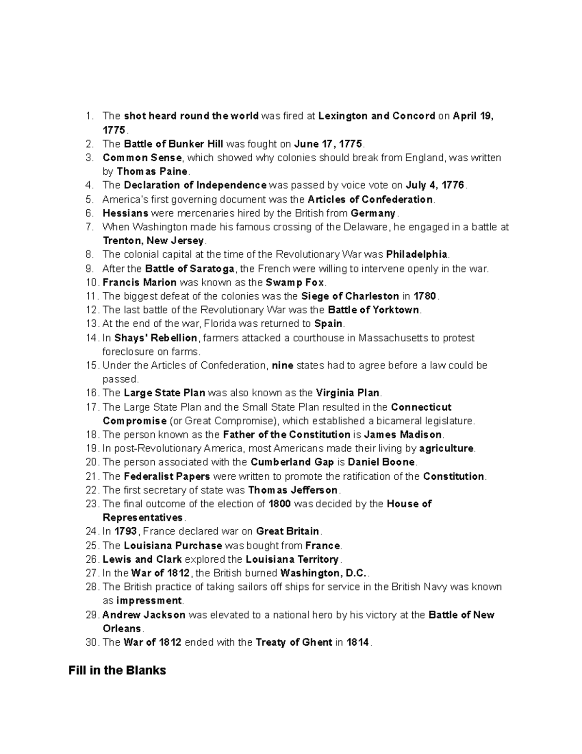 US History Study Guide: Key Events & Concepts (Final Exam) - Studocu