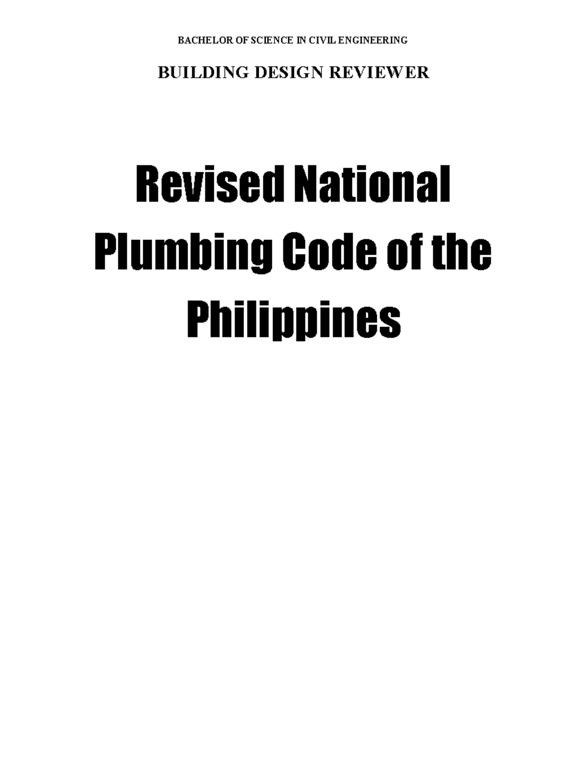 Vents and Venting: Building Design & Plumbing Code Review (BSCE) - Studocu