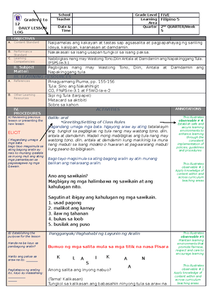 Lesson- Plans-Math 7 103 - 4A’s Semi-detailed Lesson Plan in ...