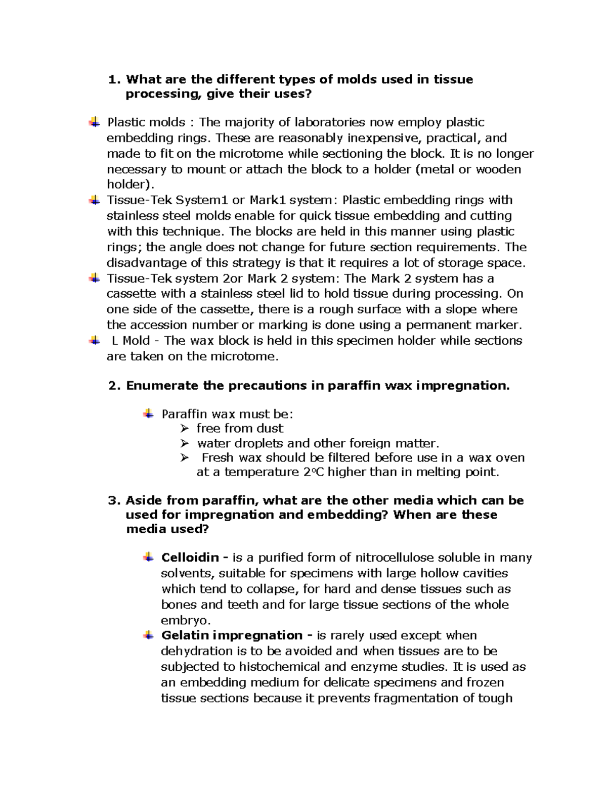 Infiltration-AND- Embedding DELA-CRUZ - What are the different types of ...