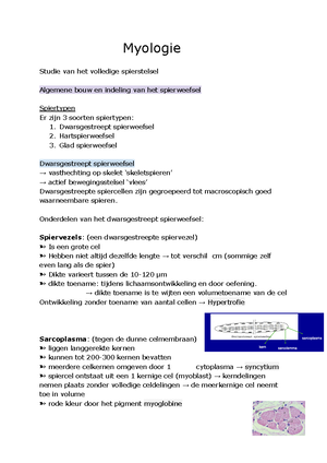 Fysiologie van de spiercontractie - Fysiologie van de spiercontractie ...