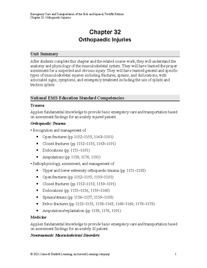 EMT Shock Notes - Chapter 13: Shock Chapter 13 Shock Unit Summary After ...