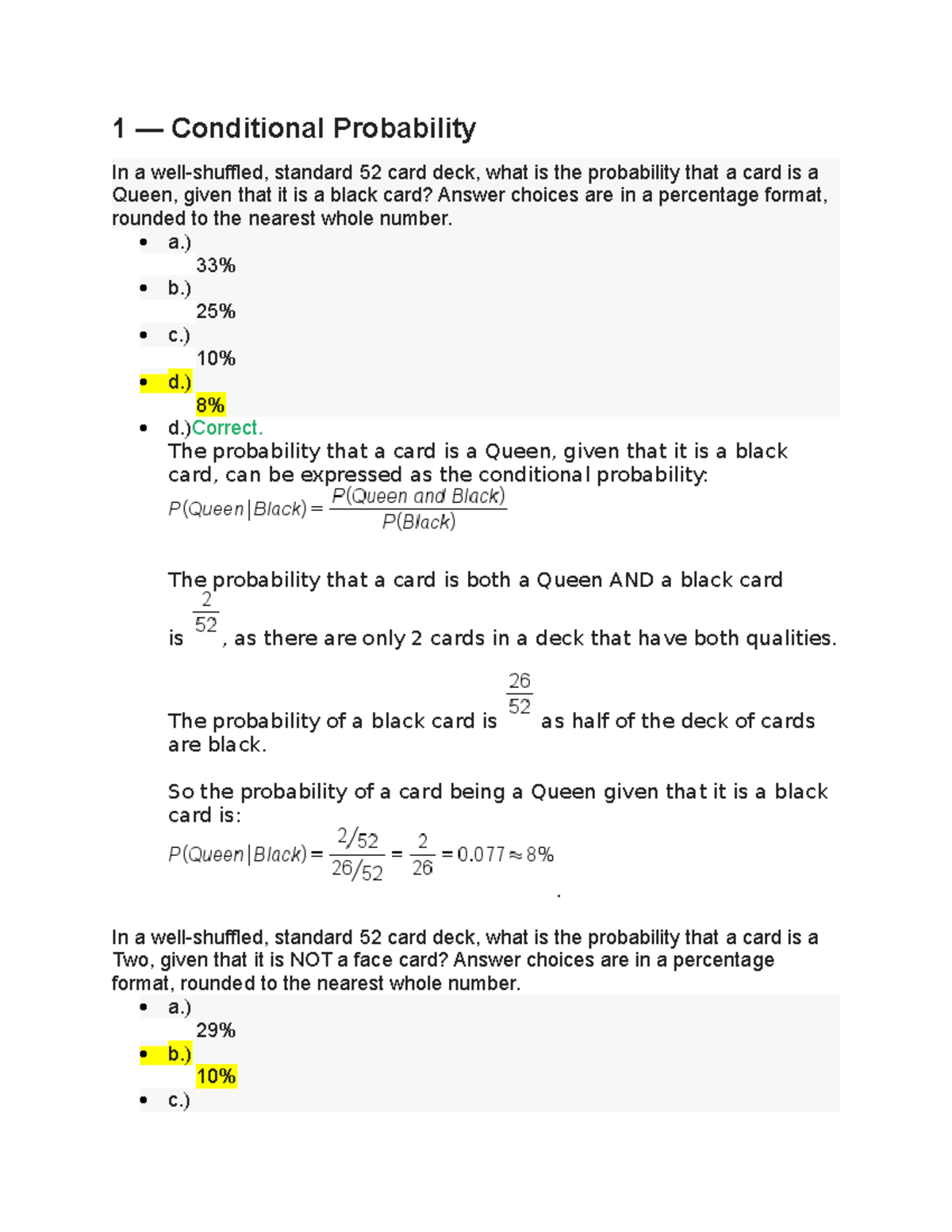 Unit 3 Conditional and General Probability Rules: Key Concepts and ...