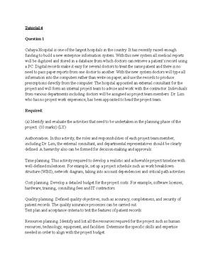 BBDM2153 Tutorial 1 - Operational - BBDM2153 – Operations Management ...