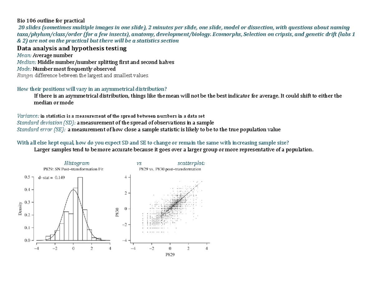 Bio 106 Lab Practical Review - 20 slides (sometimes multiple images in ...