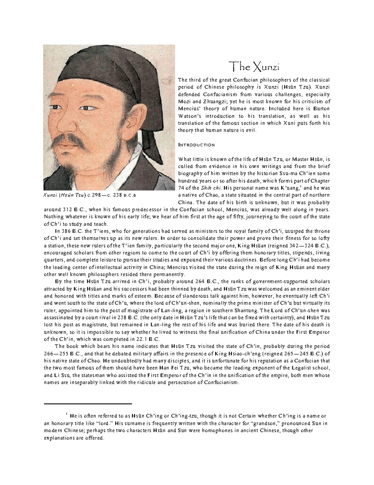 12. Xunzi - Insights into Chinese Classical Philosophy - Studocu