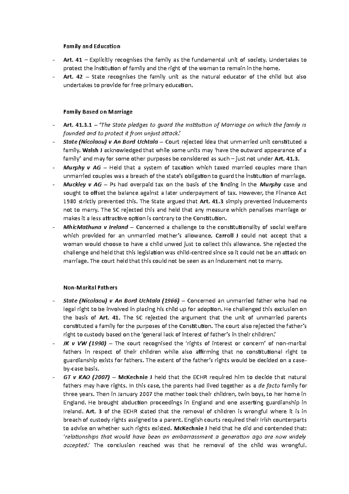 Constitutional FE1 sample answers and notes - CONSTITUTIONAL FE RANDOM ...