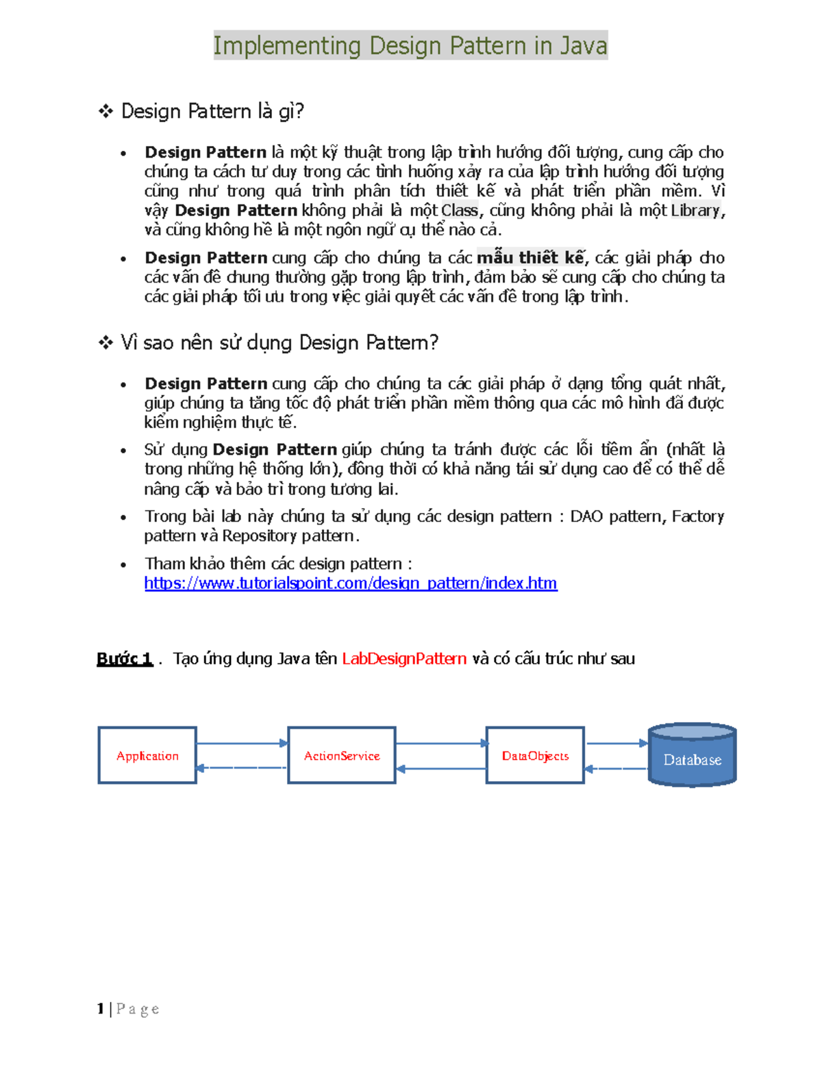 Lab Design Pattern - PRO192 - Implementing Design Pattern in Java ...