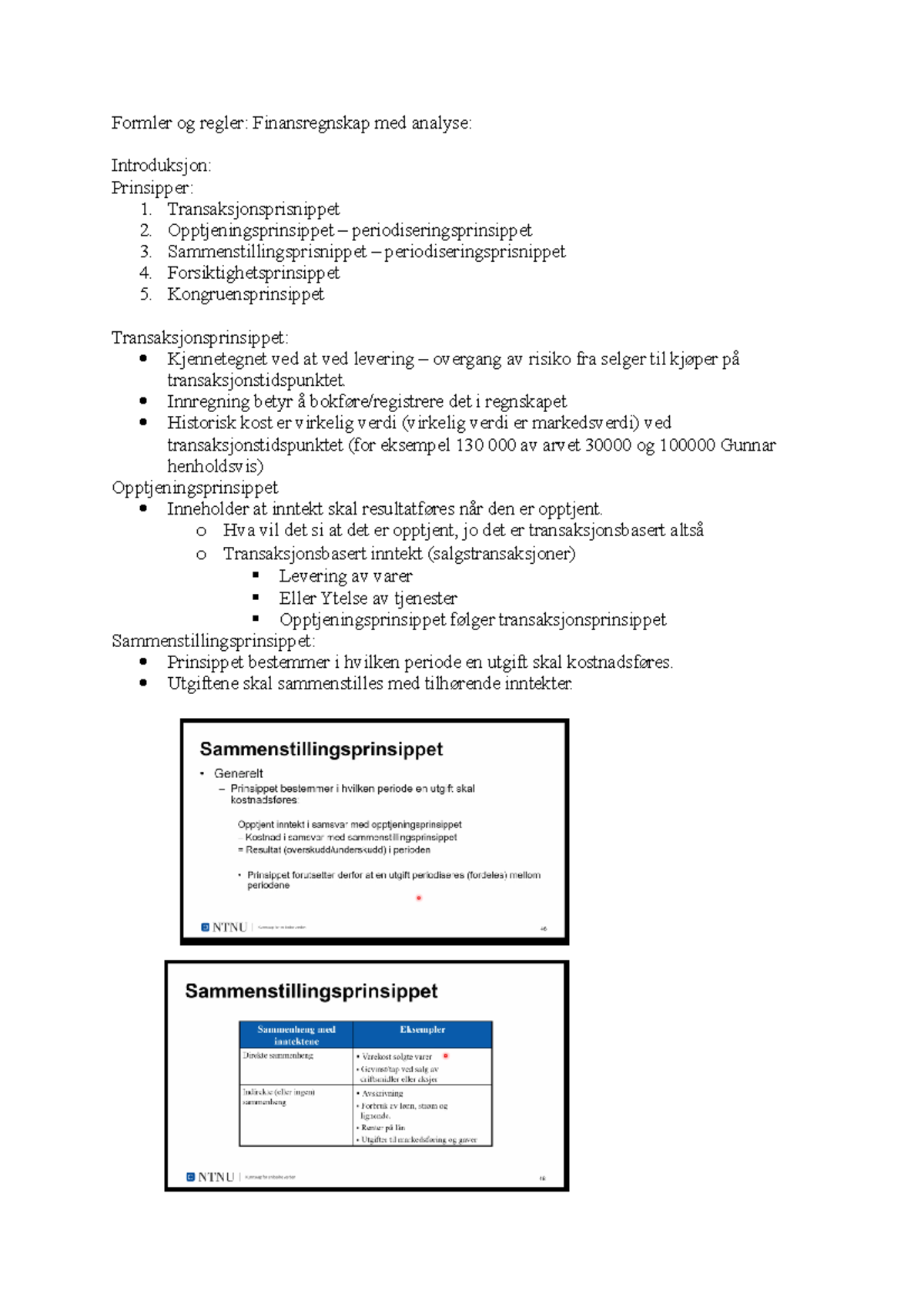 Finansregnskap med analyse - formler - Formler og regler ...