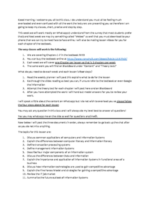 MIS10 Key Notes Chapter 2 - Module 2 Computers and Their Business ...