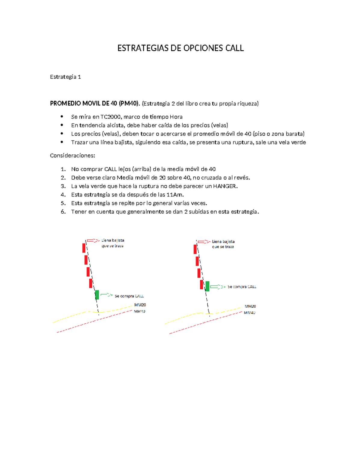Estrategias de Inversión en Opciones: Análisis de CALL y PUTS - Studocu