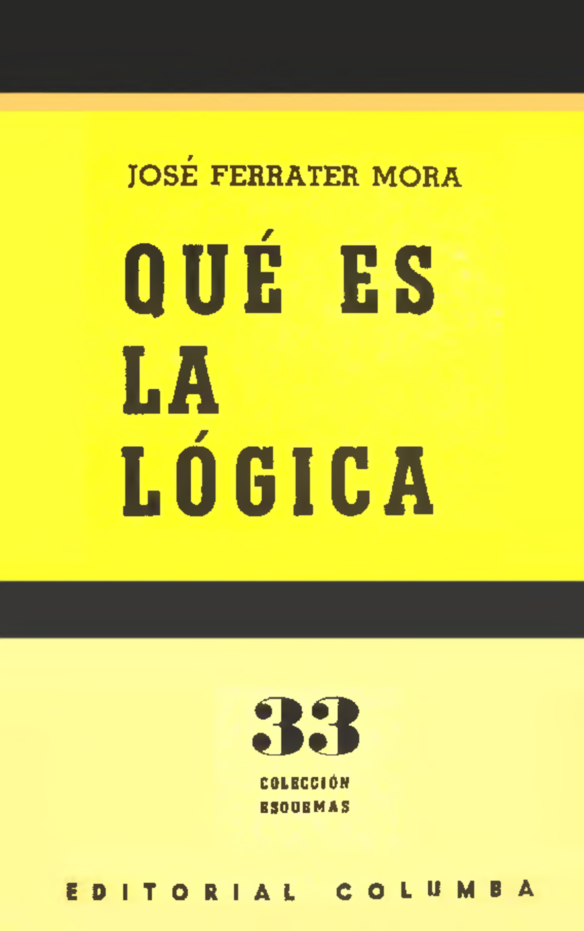 Esquemas de QuÉ es la Lógica - José Ferrater Mora (Cód. 1965) - Studocu