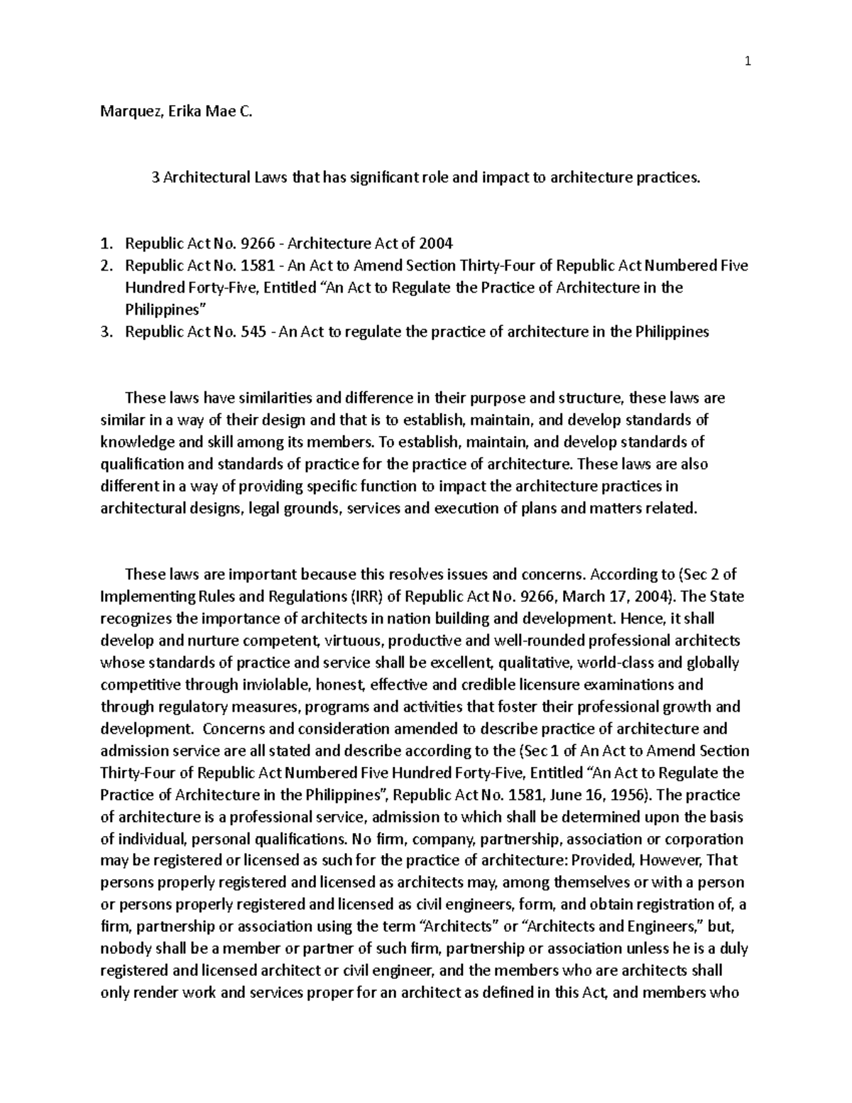 Critical Review of 3 Key Architectural Laws Impacting Practice - Studocu