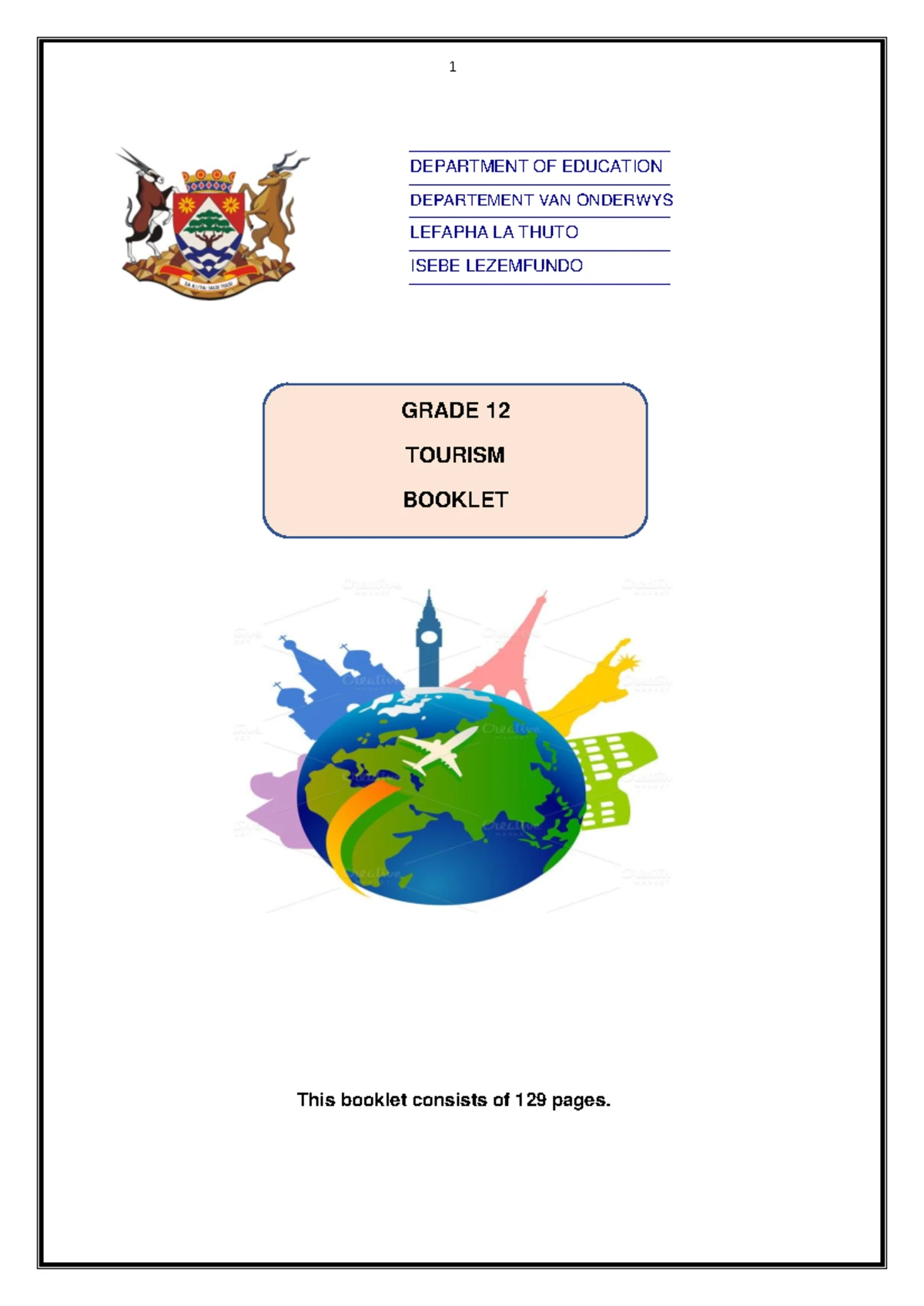 Grade 12 Tourism 2024 Final Push Teacher Guide and Revision Notes - Studocu