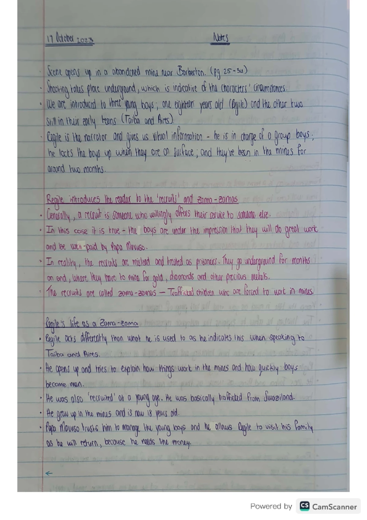 FAL P2 - English Literature: Novel Extract & Drama Analysis 2024 - Studocu