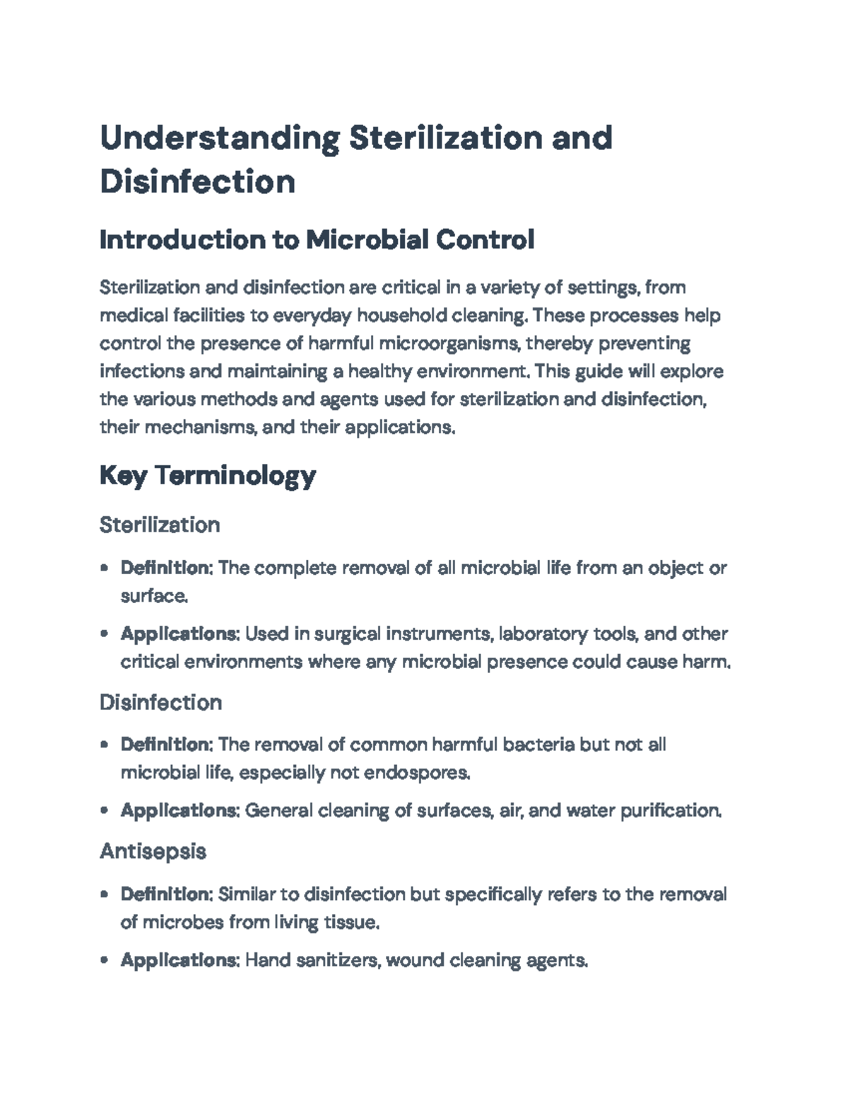 Understanding Sterilization & Disinfection: Methods & Agents Explained ...