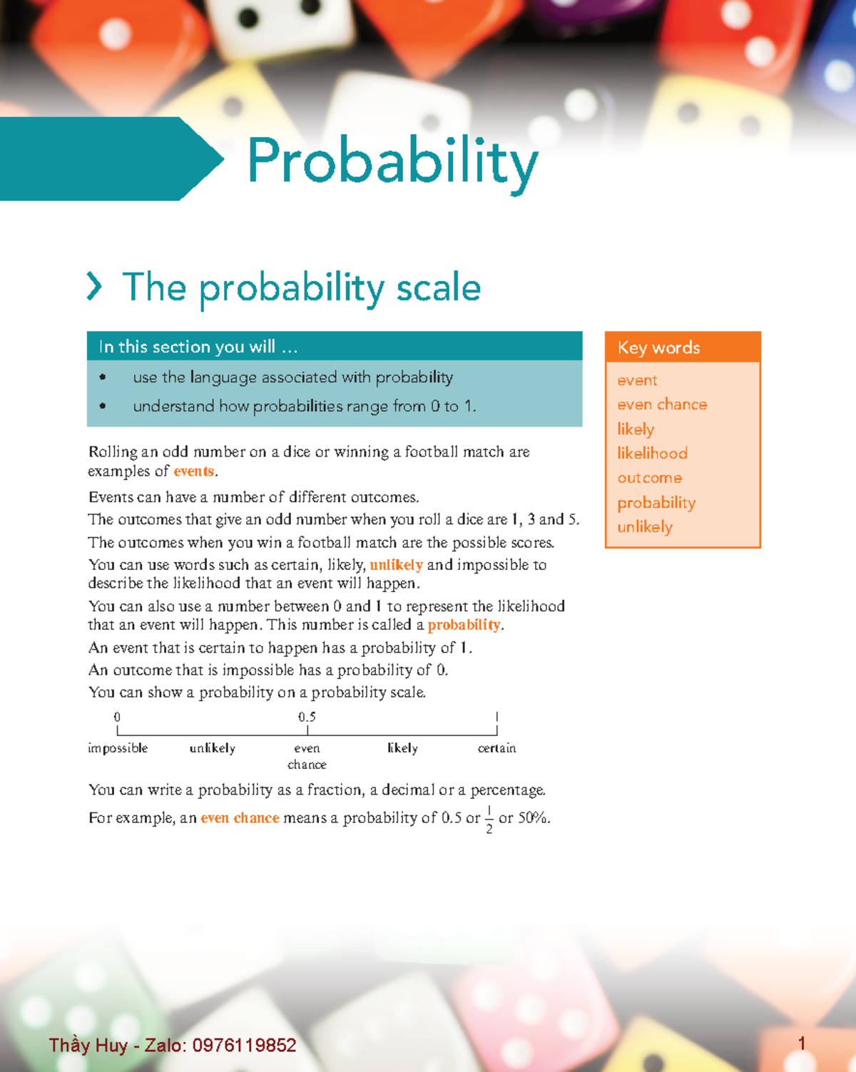 Probability Concepts and Applications: Understanding the Probability ...