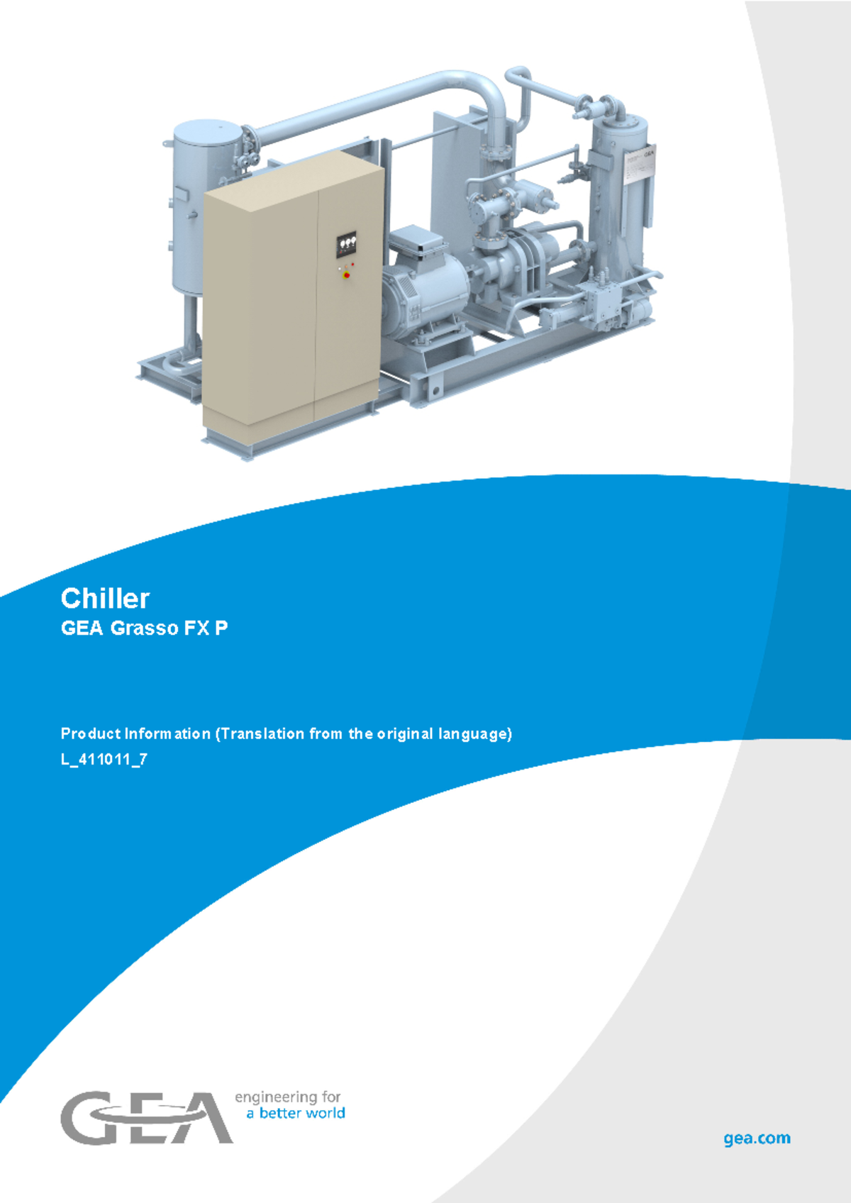 Product Info and Technical Data for GEA Grasso FX P Chiller - Studocu
