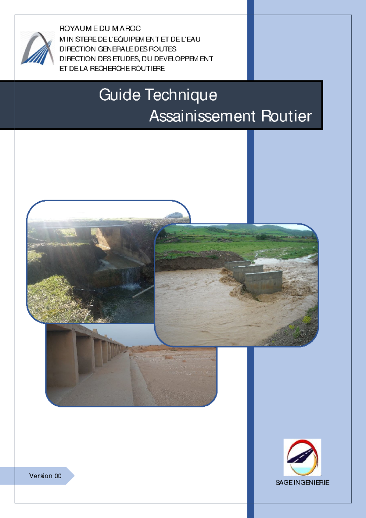 Guide Technique d'Assainissement Routier - Version 00 (DRCR) - Studocu